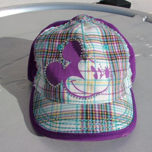 Disney | Accessories | Disney Parks Kids Girls Baseball Cap Distressed ...